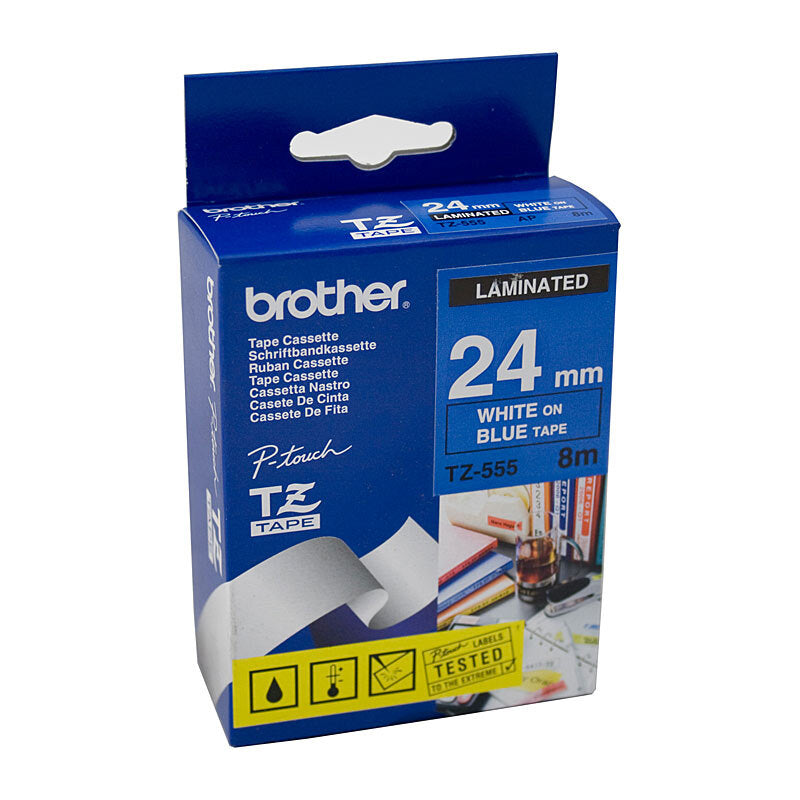 Brother TZe555 Labelling Tape – Aussie Toner