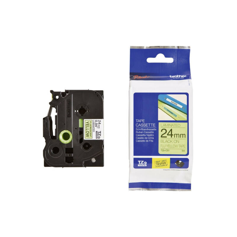 Brother TZeC51 Labelling Tape - Aussie Toner