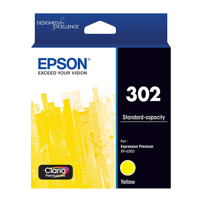 Epson 302 Yellow Ink Cart – Aussie Toner